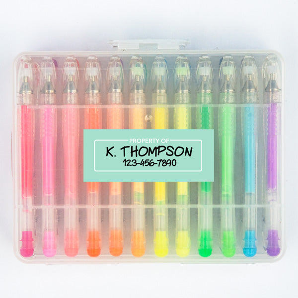 Basic Rectangle Contact Labels – LabelDaddy