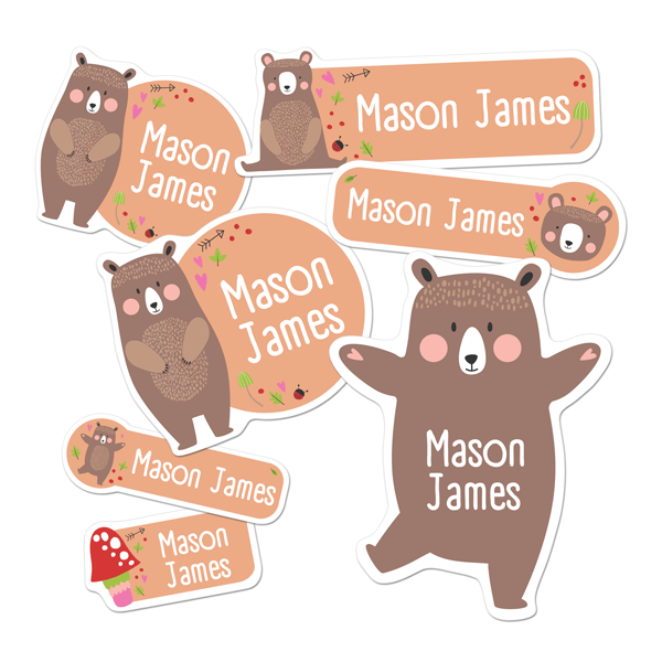 Bear Kiddie Label Pack – LabelDaddy