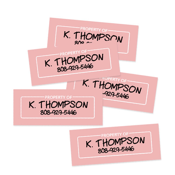 Basic Rectangle Contact Labels – LabelDaddy